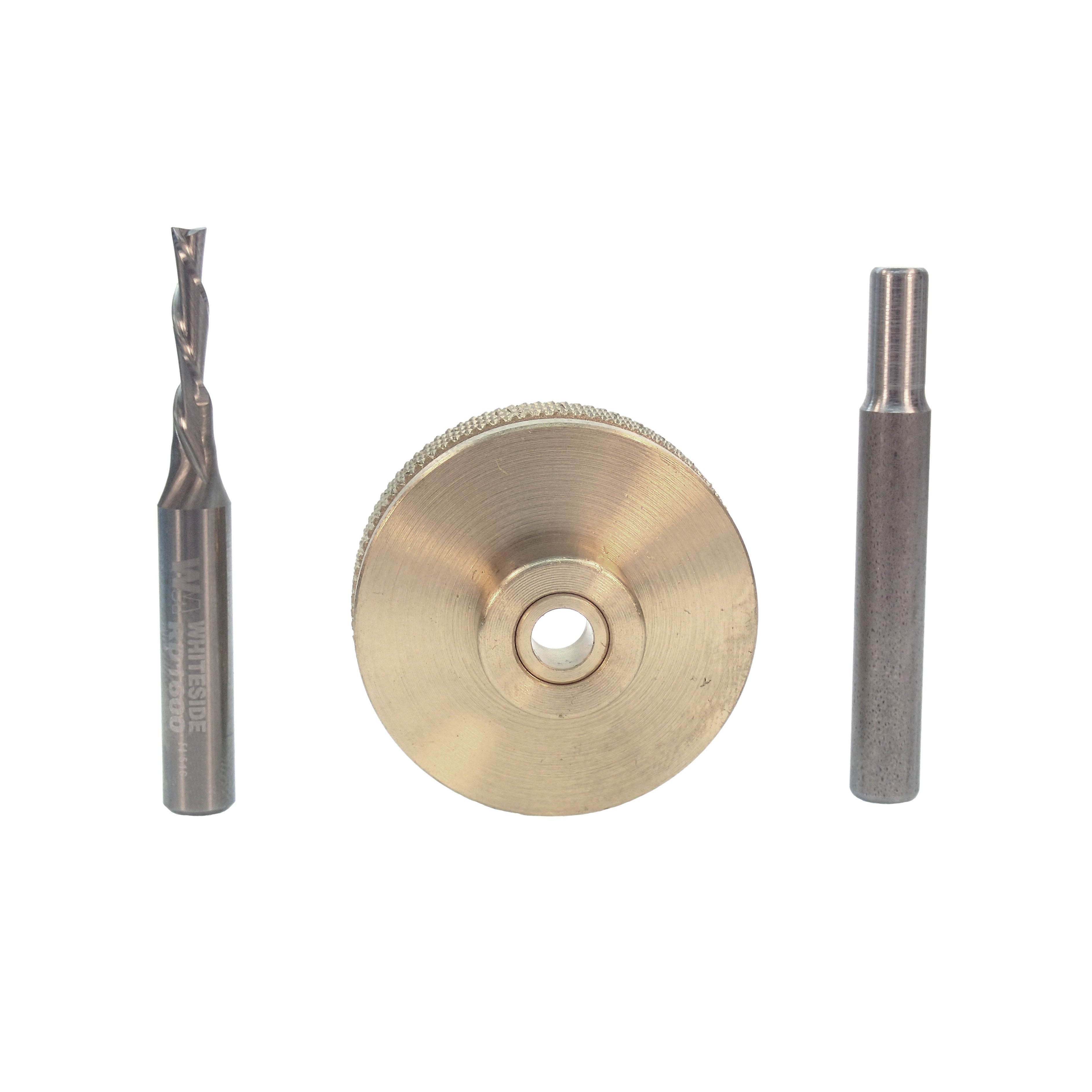 9500 - Whiteside Solid Brass Inlay Kit - 1/8" Dia. | WTB Woodworking LLC
