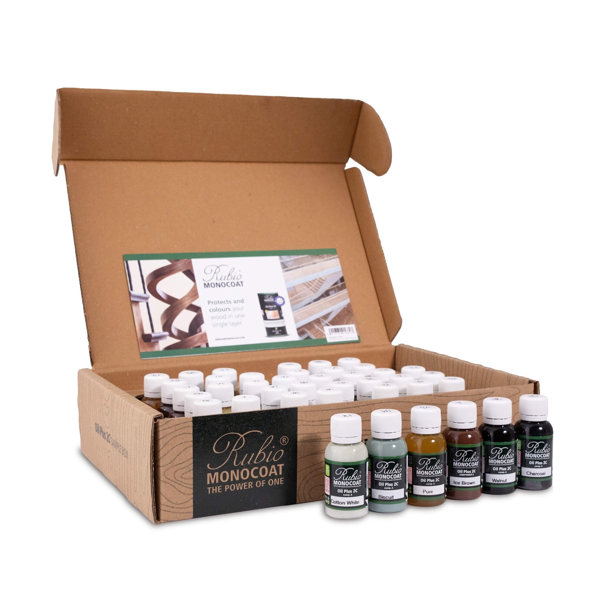 Rubio Oil Plus Sample Set - 40 Colors | WTB Woodworking LLC