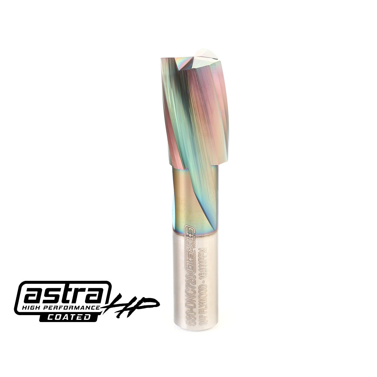 530-DNC720 - *AstraHP Coated* Triple Flute Down-cut Router Bit for 3/4 ...